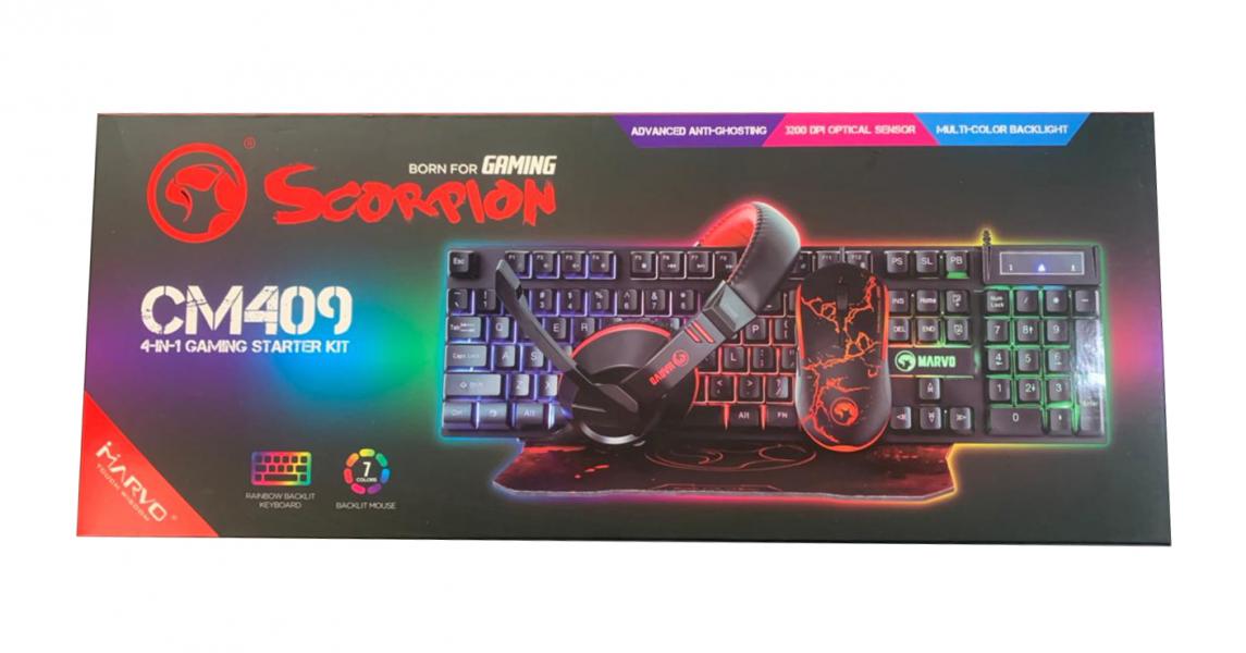 Computeach | COMBO GAMER MARVO SCORPION CM409