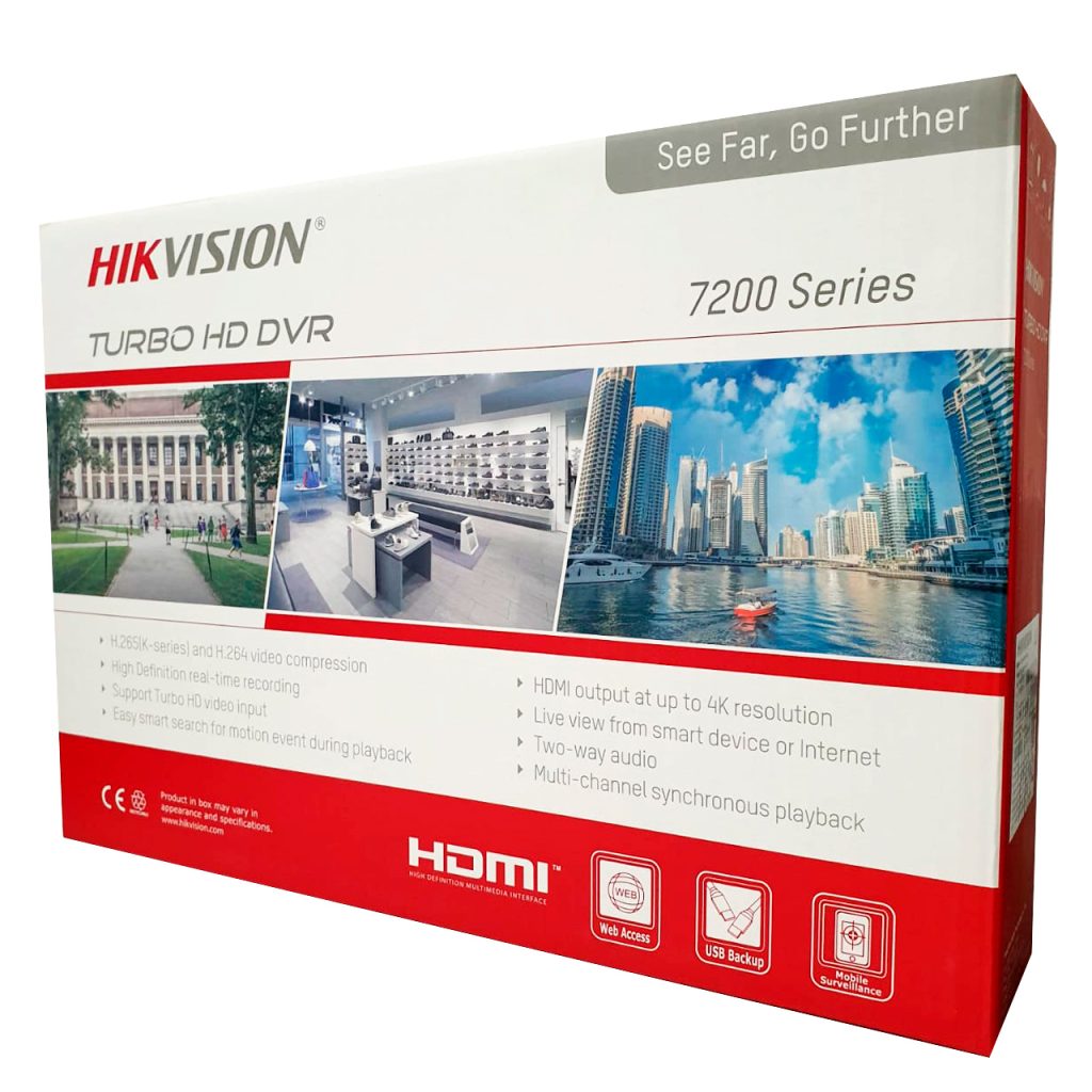 Computeach | DVR HIKVISION TURBO HD 8 CANALES SERIE 7200
